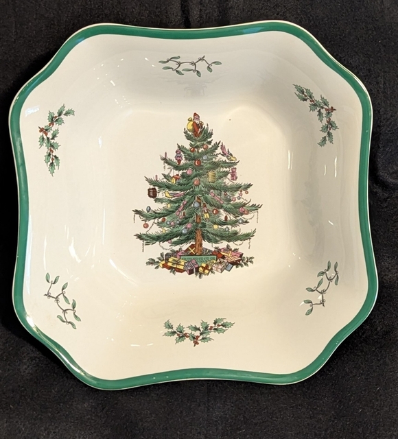 Spode | Holiday | Spode Square Serving Bowl Christmas Tree S3324u ...
